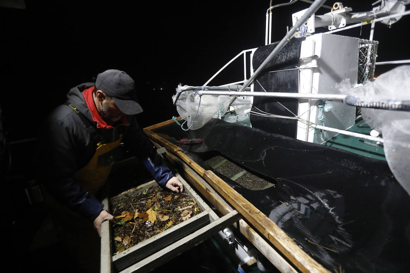 Fotos: Así es la pesca de la angula en Asturias | El Comercio