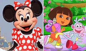 Minnie Mouse y Dora la Exploradora, a castañazo limpio | El Comercio